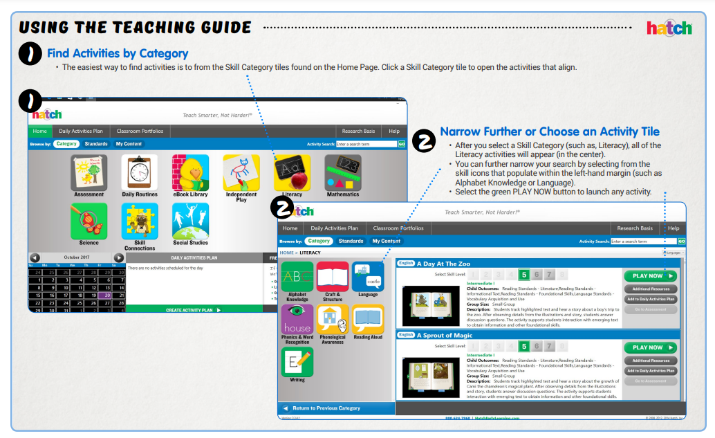 TeachSmart® Quick Start Guide – Hatch Support