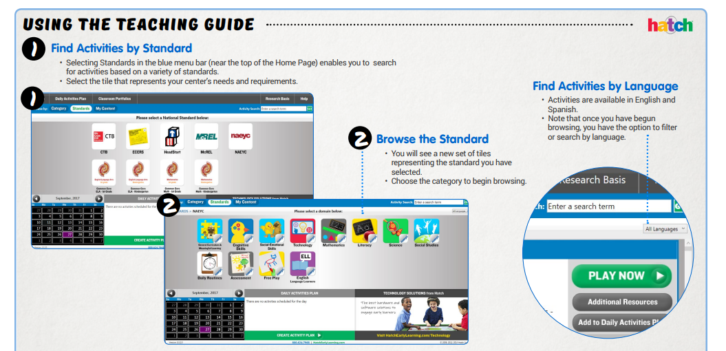 TeachSmart® Quick Start Guide – Hatch Support