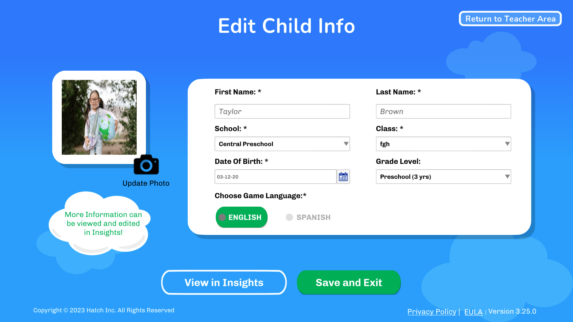 [Teachers] Edit a Child in the Ignite™ App – Hatch Support