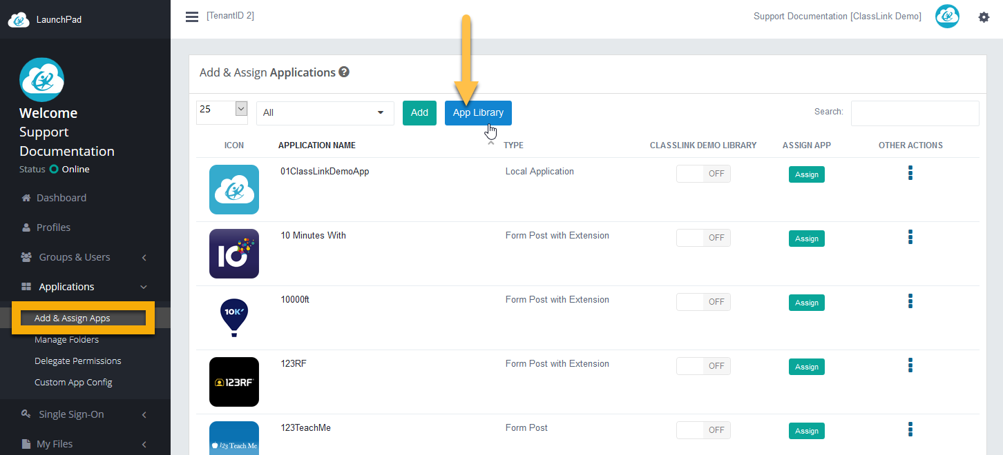 [Org Admins] Initial SSO Setup for ClassLink – Hatch Support