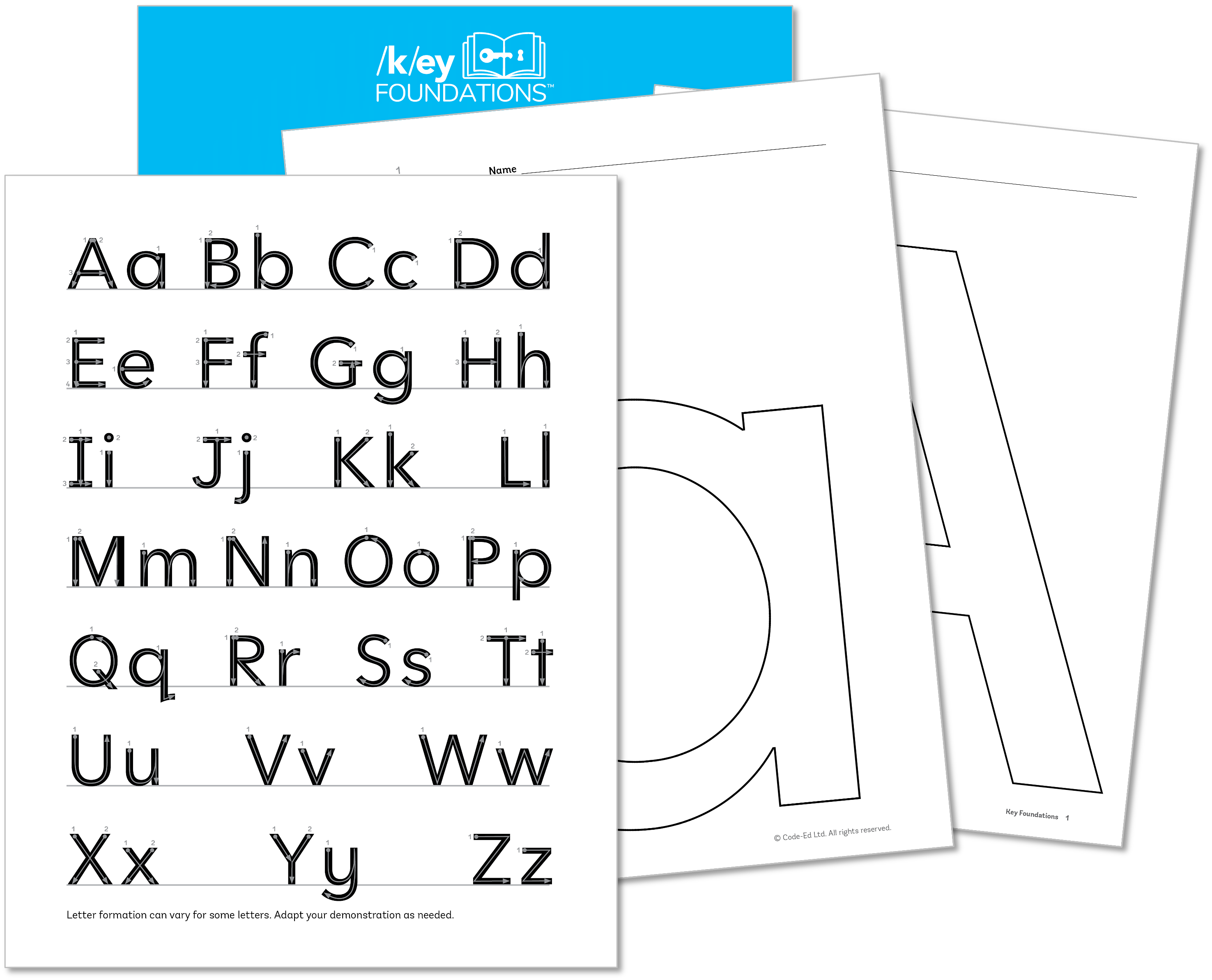 Key Foundations Curriculum Kit: Letters Book – Hatch Support