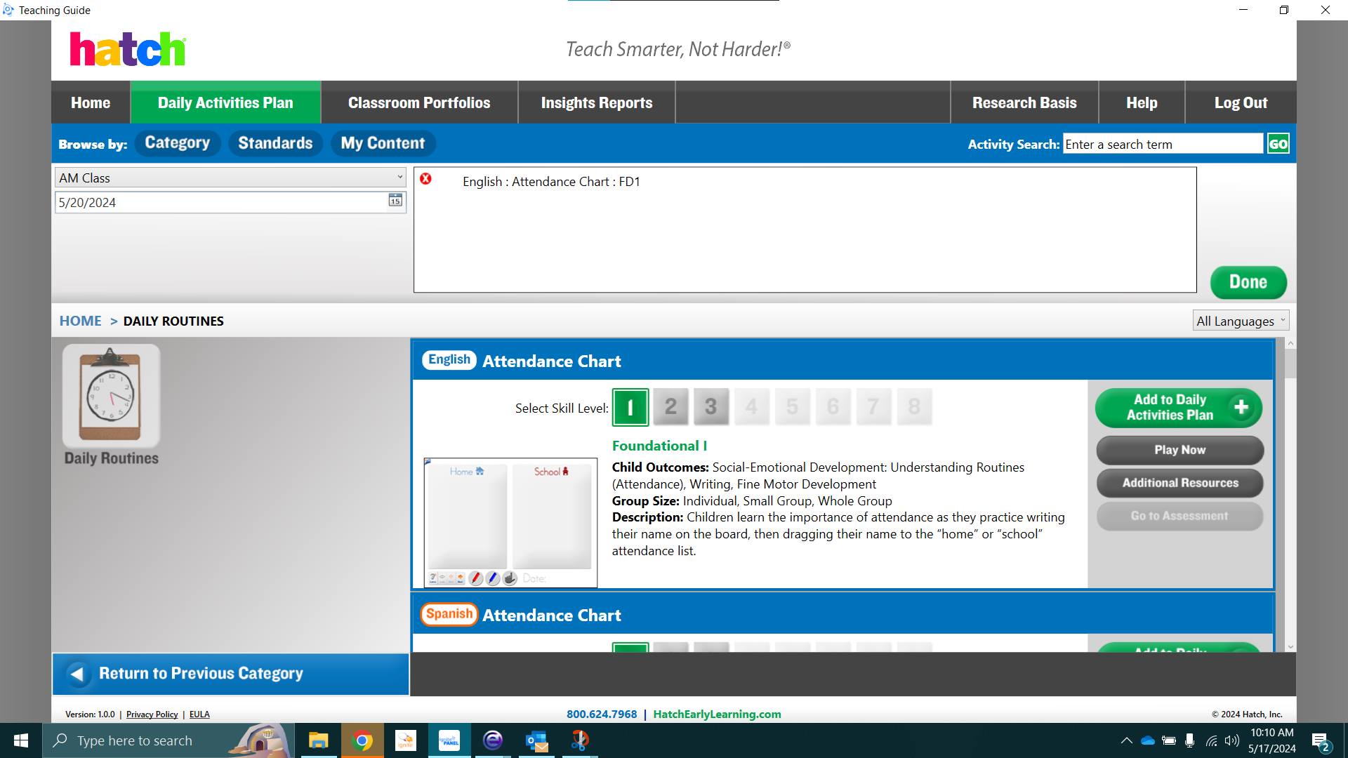 Creating a Daily Activities Plan in IgnitePanel by Hatch™ – Hatch Support