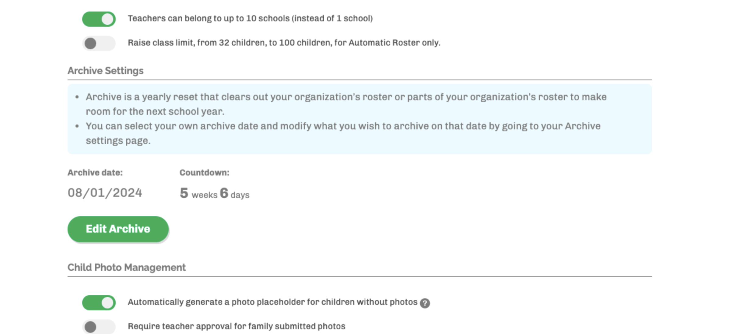 [Org Admins] Archive for Auto-Roster Customers – Hatch Support
