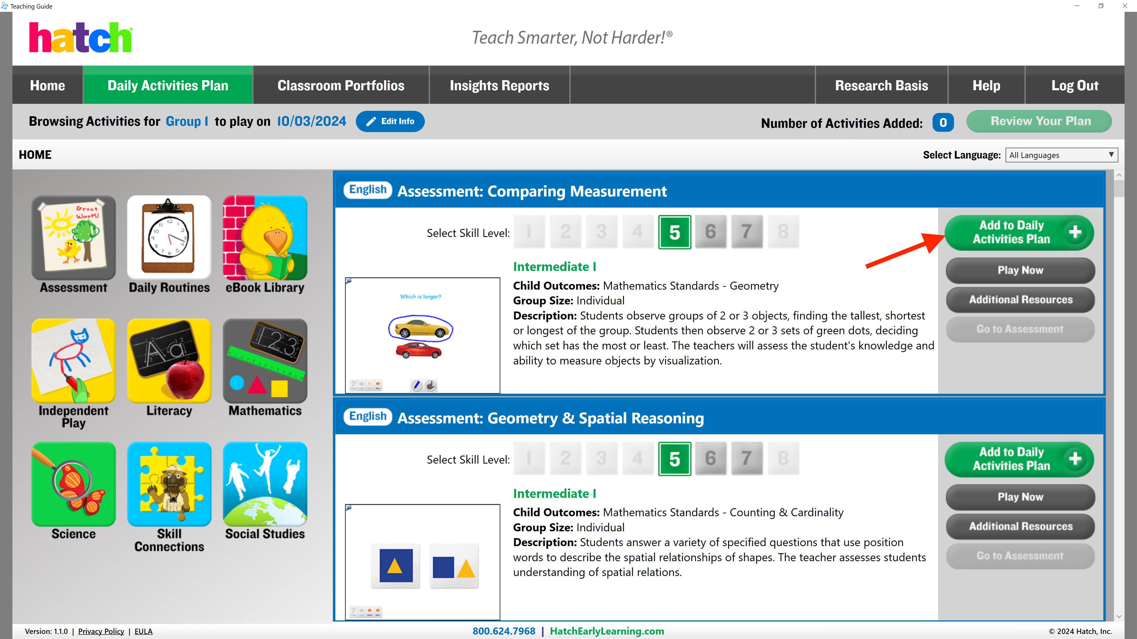 Creating a Daily Activities Plan in IgnitePanel by Hatch™ – Hatch Support