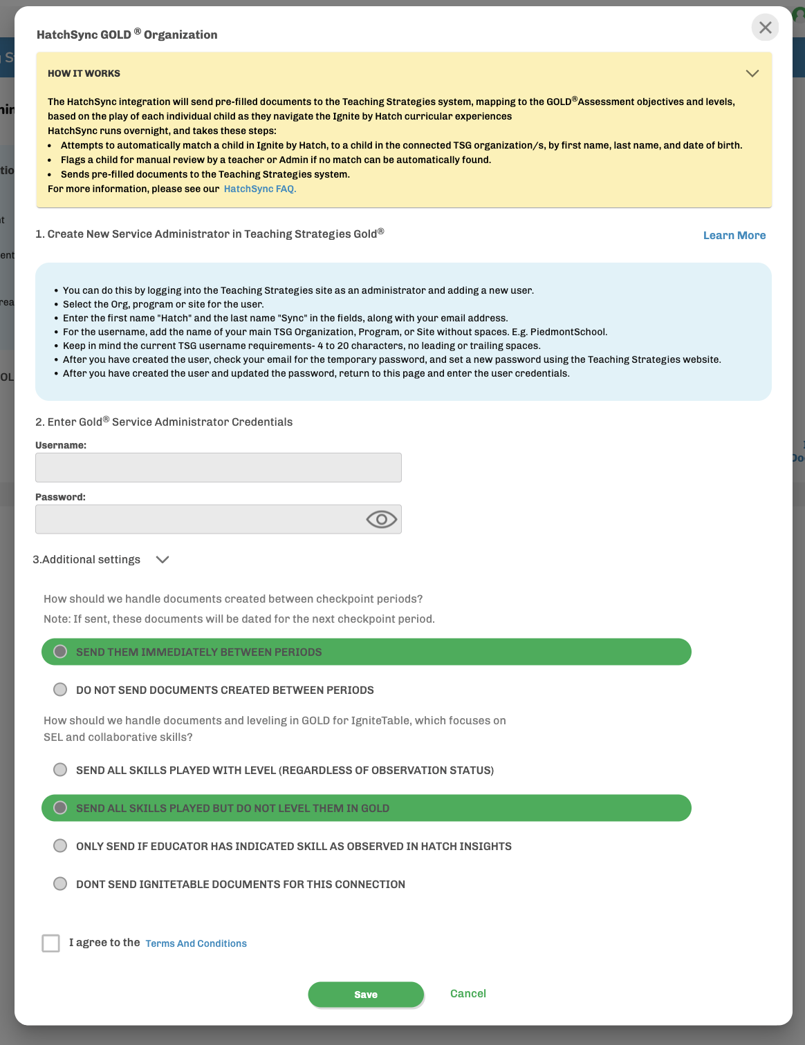 [Org Admins] Activating HatchSync®, Part 2: Connecting GOLD® to HatchSync – Hatch Support