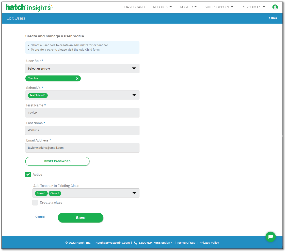 [Org Admins] Editing and Reassigning Educators in Hatch Insights ...